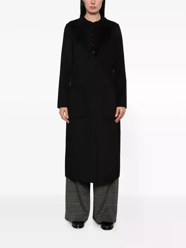 VICOLO Single-breasted Notched Lapel Coat