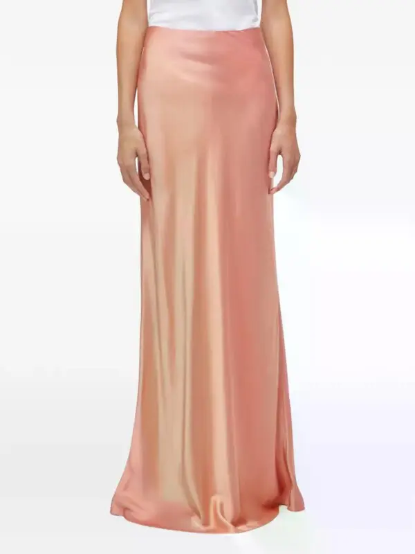 BLUGIRL Satin-finish Maxi Skirt