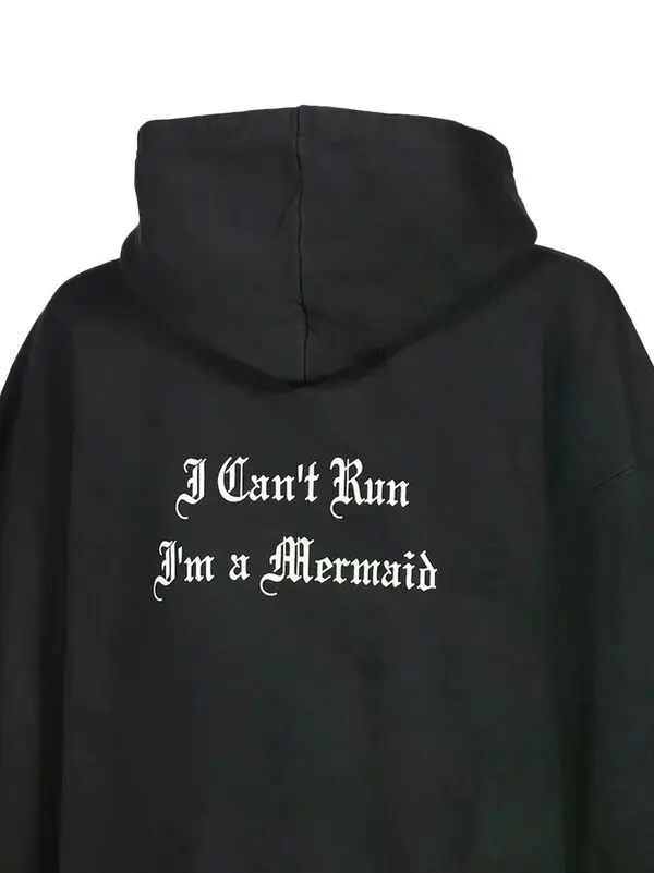 JUN/NAKAYAMA Mermaid Graphic-print Hoodie