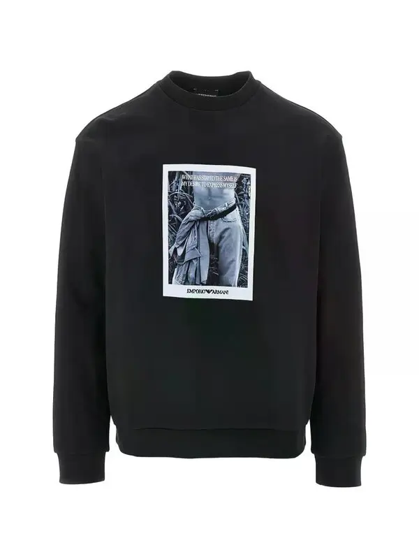 Emporio Armani Signature Capsule Graphic-print Sweatshirt