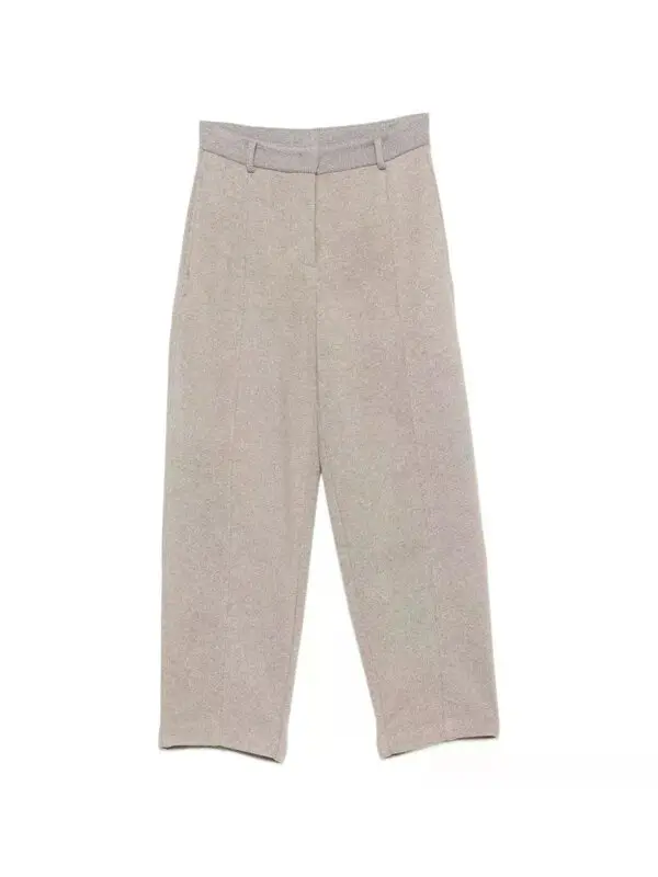 PANICALE Straight-leg Knitted Trousers