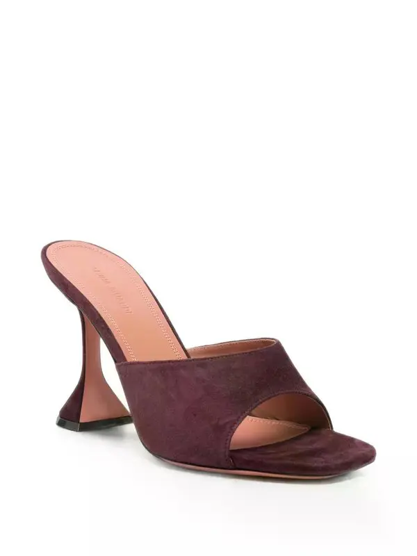 Amina Muaddi Lupita Suede Mules