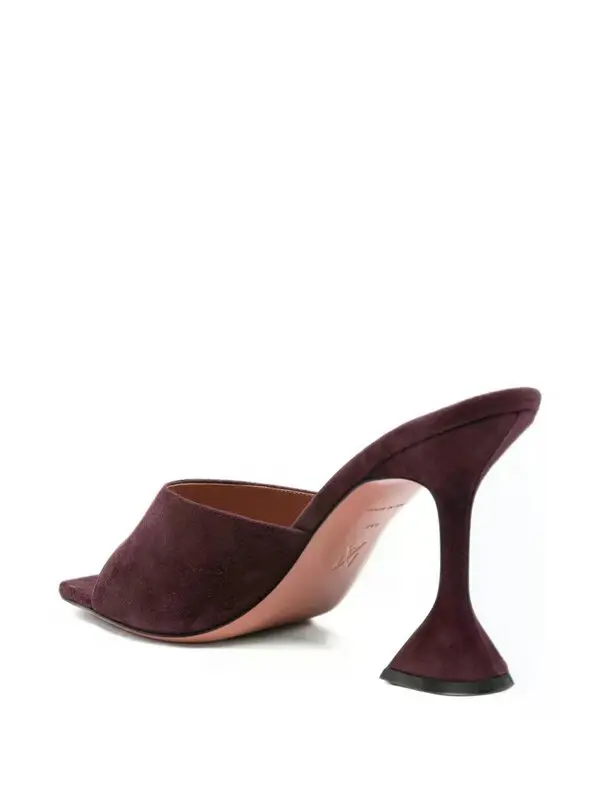 Amina Muaddi Lupita Suede Mules