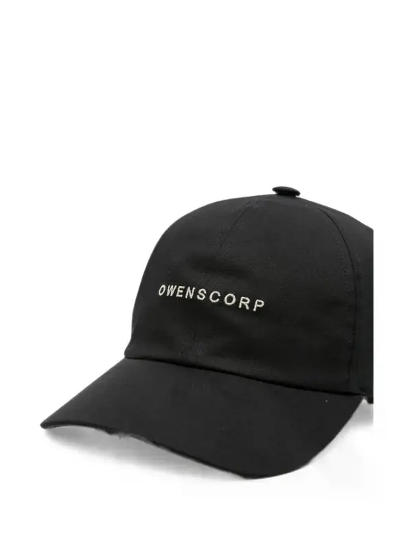 Rick Owens Embroidered Logo Baseball Cap