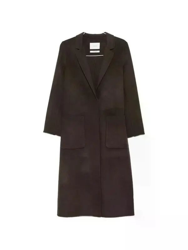 VICOLO Notched Lapel Patch Pocket Coat