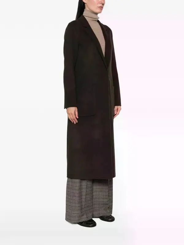 VICOLO Notched Lapel Patch Pocket Coat