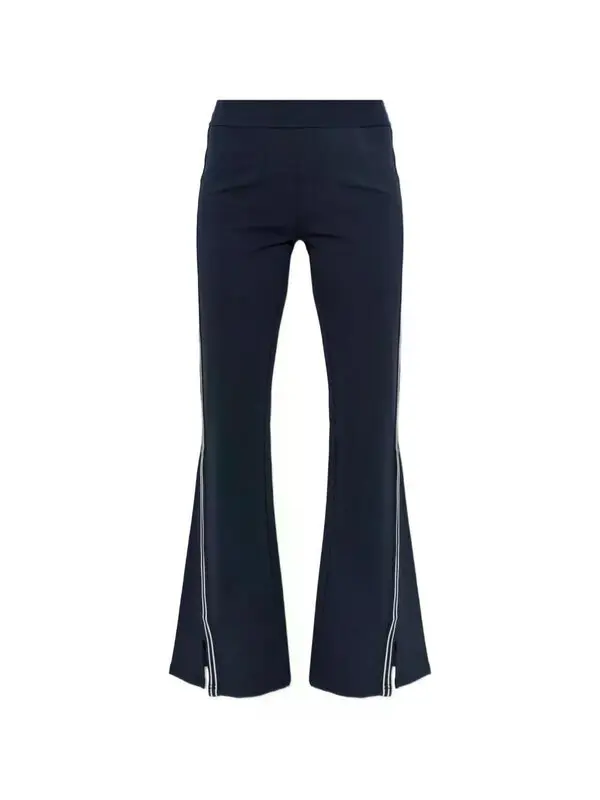 The Upside Joyela Side-stripe Flared Trousers - Blue