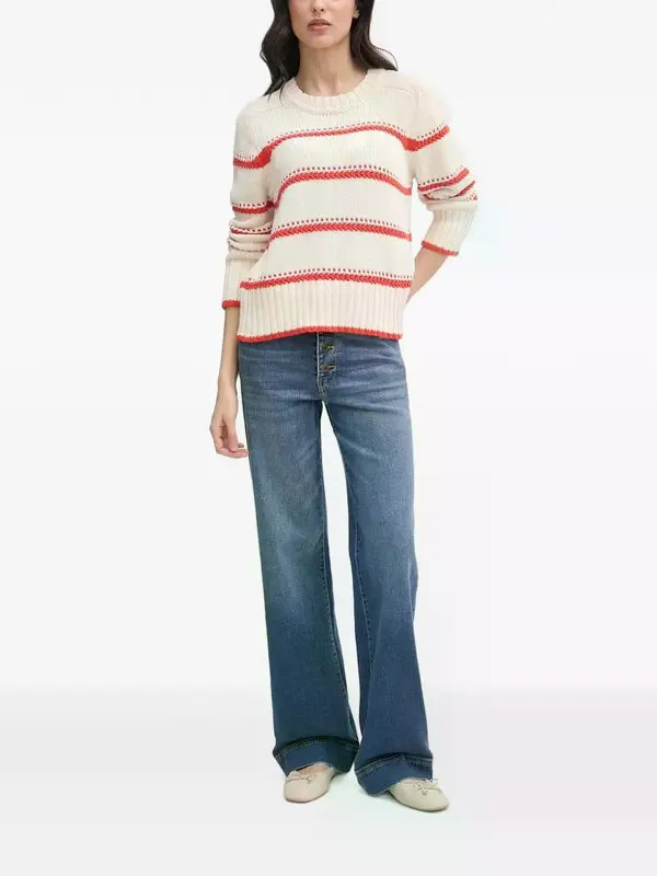 MOS MOSH Mmrola Bine Horizontal-stripe Sweater