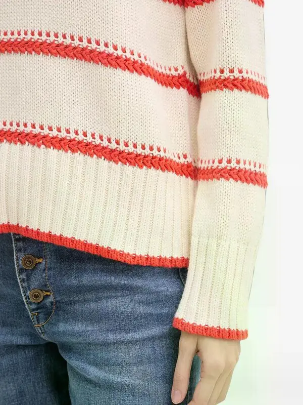 MOS MOSH Mmrola Bine Horizontal-stripe Sweater