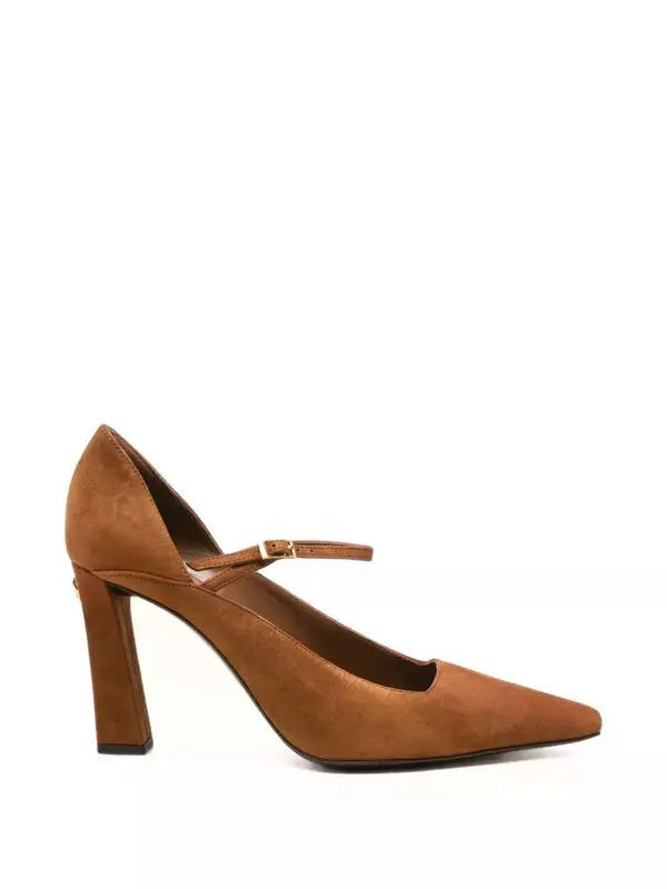 GIUSEPPE ZANOTTI Brenda Pointed-toe Buckled-strap Sandals - Brown