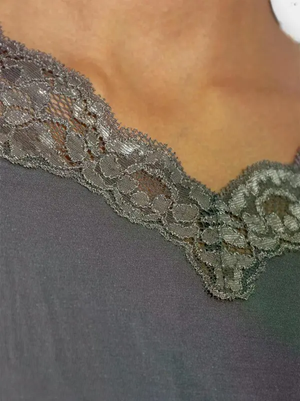 Hanro Dana Lace-trim Top