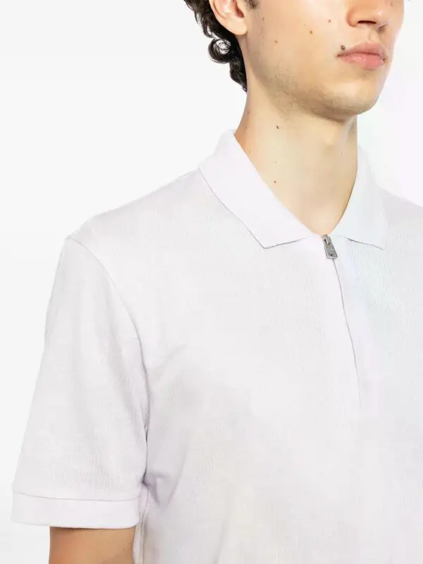 BOSS Front Zip-fastening Polo Shirt
