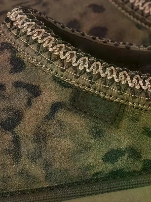 UGG Tasman Leopard-print Suede Mules