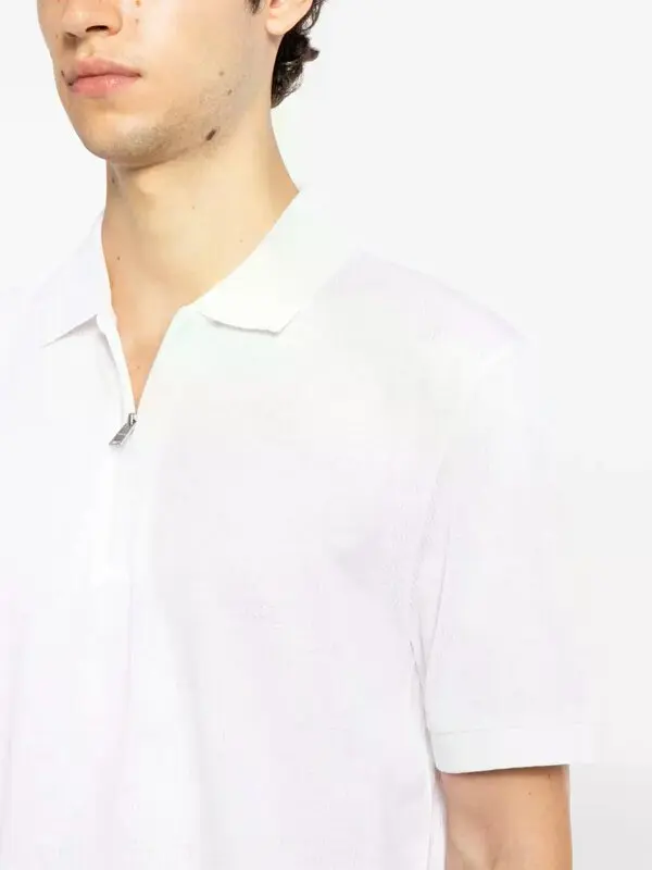 BOSS Front Zip-fastening Polo Shirt