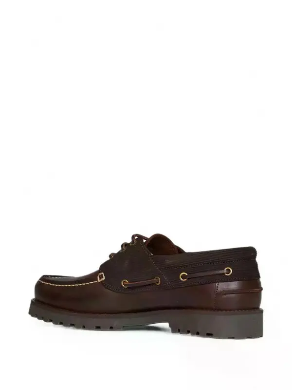 Barbour Lace-up Lug Sole Boat Shoes