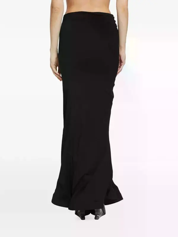 Junya Watanabe Ruched-waist Maxi Skirt