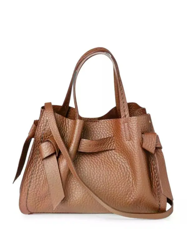 VISONA` Visona Vittoria Noce Pebbled Tote Bag