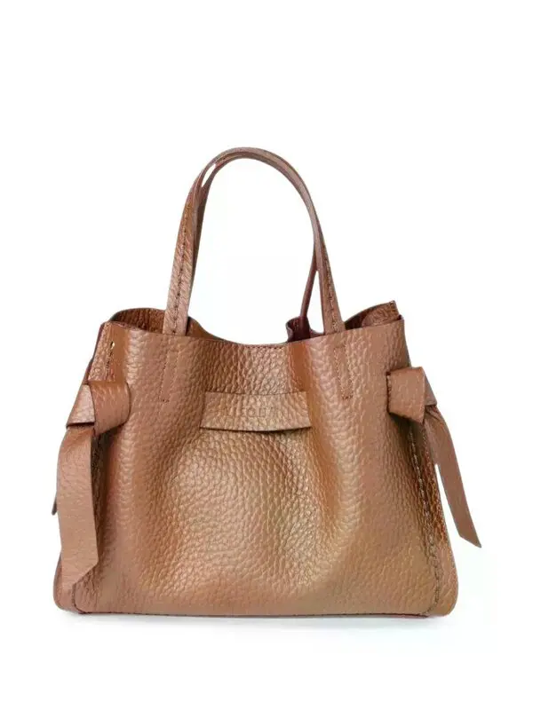 VISONA` Visona Vittoria Noce Pebbled Tote Bag