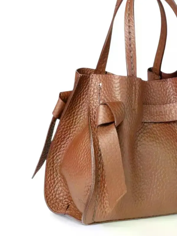 VISONA` Visona Vittoria Noce Pebbled Tote Bag