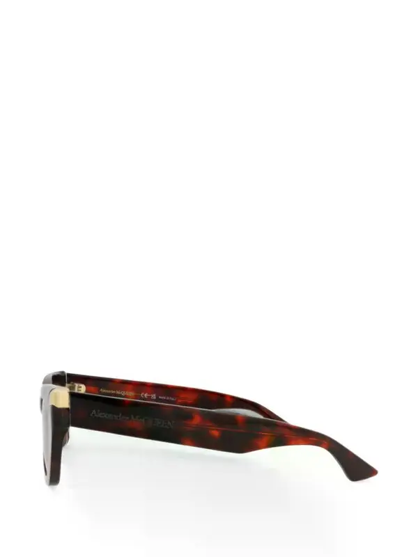 Alexander McQueen Tortoiseshell-effect Cat-eye Sunglasses