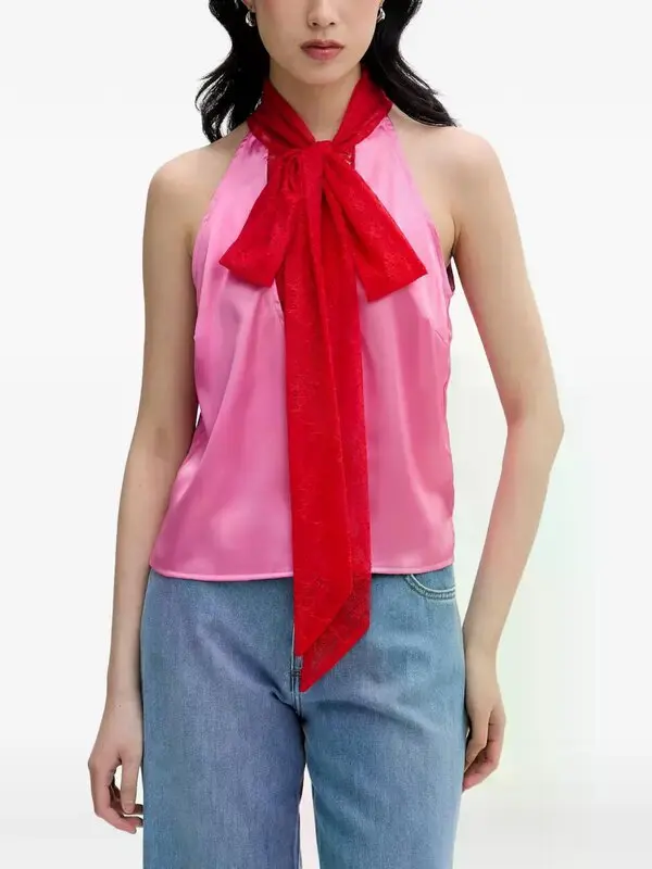 NEVER FULLY DRESSED Lace-trim Blouse