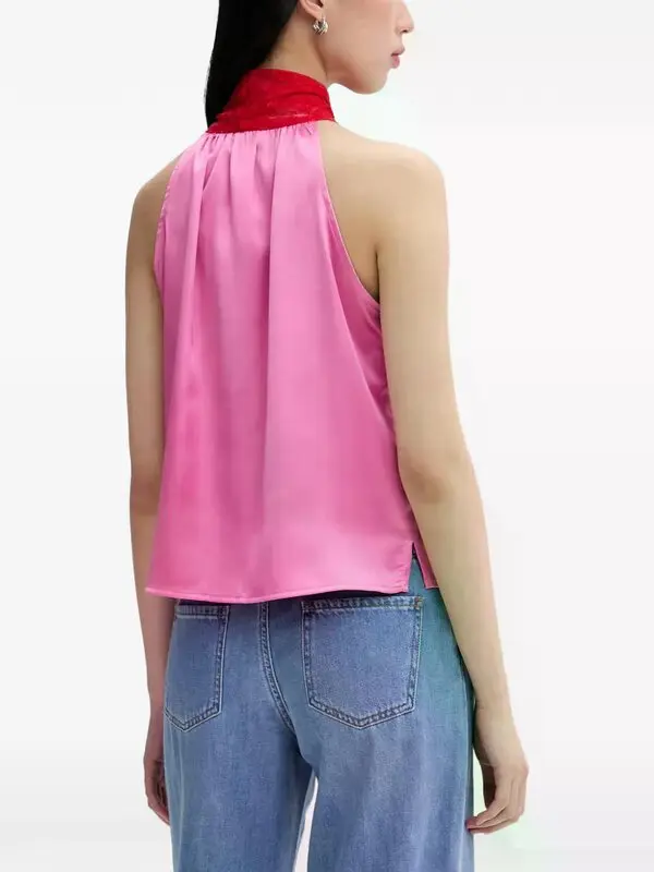 NEVER FULLY DRESSED Lace-trim Blouse
