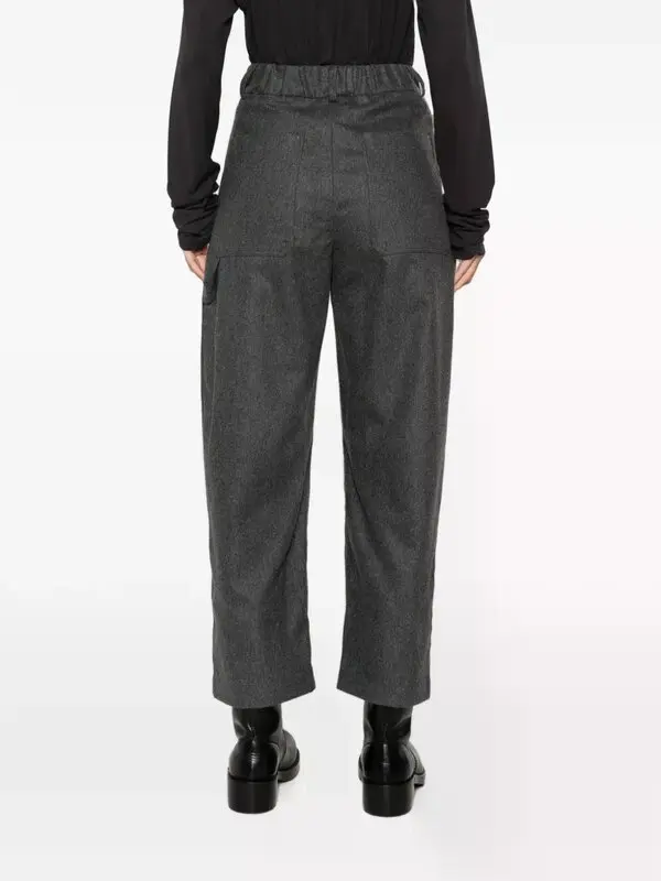NICHOLSON & NICHOLSON Holt Patch-pocket Elasticated-waist Trousers