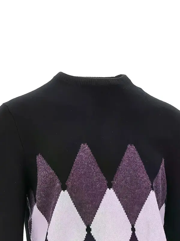 BALLANTYNE Argyle Cashmere Sweater