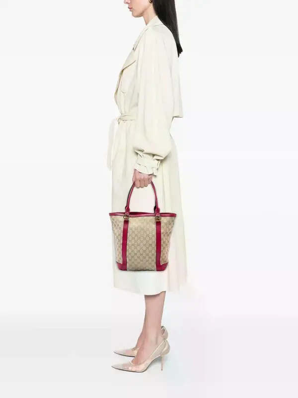 Gucci 2016-2026 Gg Canvas Twins Tote Bag