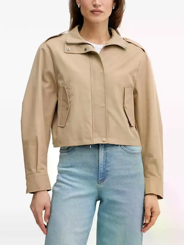 OUI Cropped Epaulette Jacket
