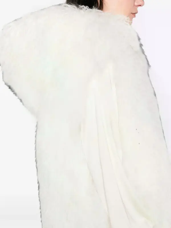 YVES SALOMON Hooded Shearling Gilet