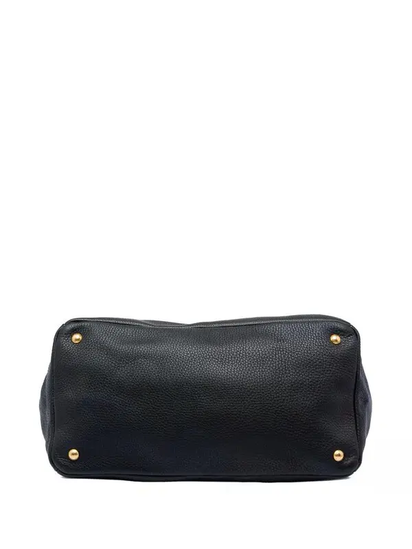 Prada 2010-2026 Vitello Daino Open Convertible Tote Satchel