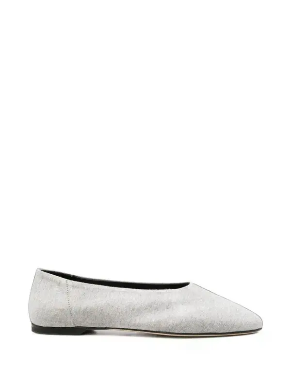 TOTEME Jersey Ballet Flats - Grey