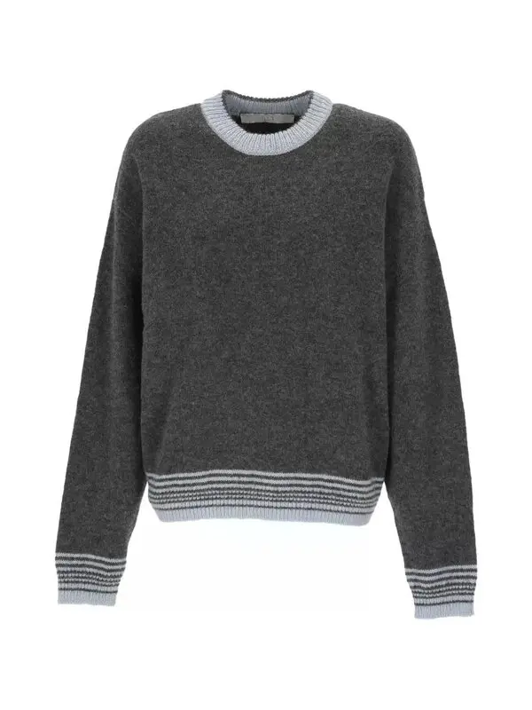 TELA Striped Cuff Sweater