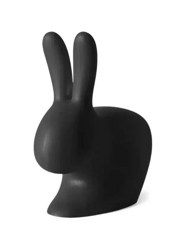 QEEBOO Rabbit-shaped Doorstop - Black