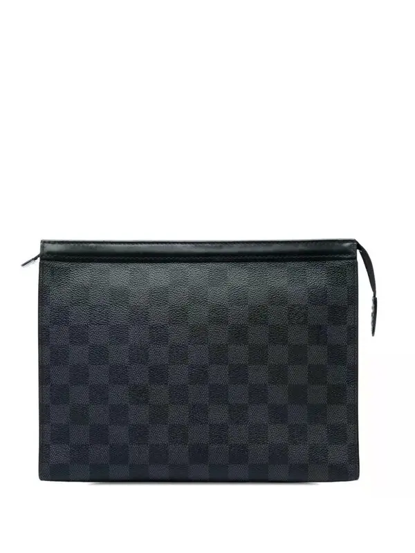 LOUIS VUITTON Pochette Voyage Mm Clutch Bag - Black