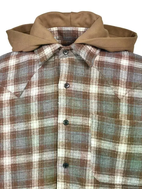 JUN/NAKAYAMA Check-pattern Shirt