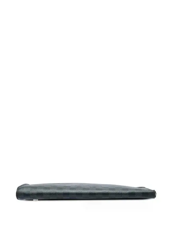 LOUIS VUITTON Damier Graphite Pochette Jour Gm Clutch Bag