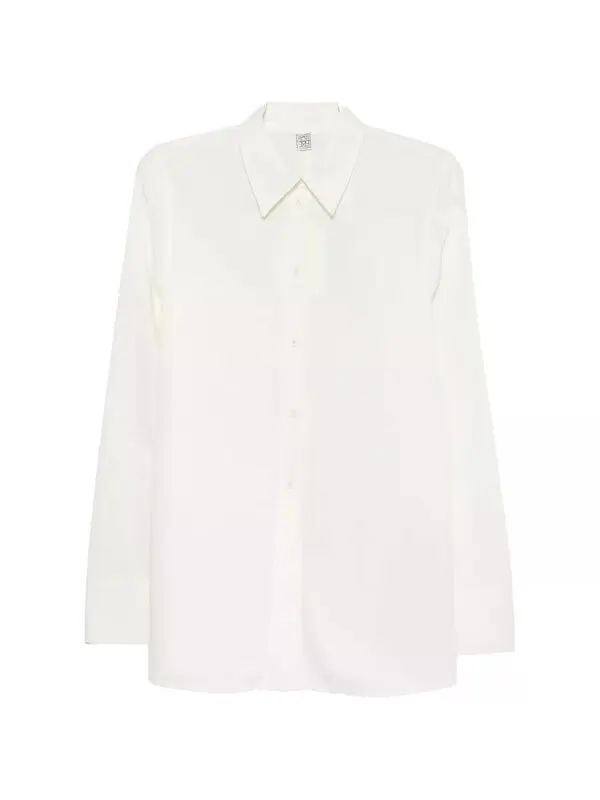 TOTEME Ecru Long Sleeve Shirt