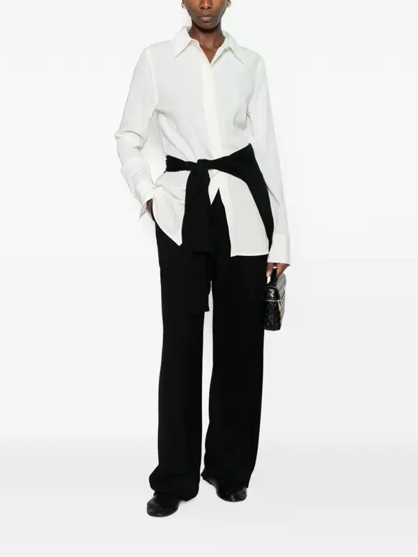TOTEME Ecru Long Sleeve Shirt
