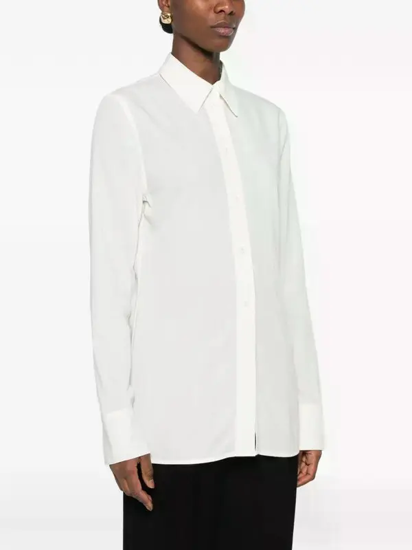 TOTEME Ecru Long Sleeve Shirt