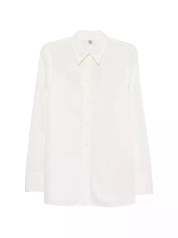 TOTEME Ecru Long Sleeve Shirt - Neutrals