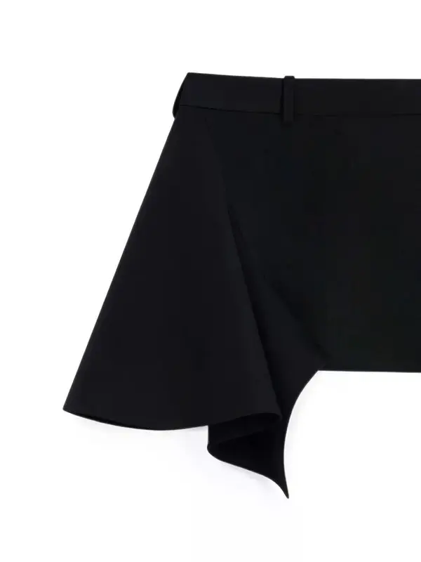 Givenchy Ruffled Asymmetric Mini Skirt