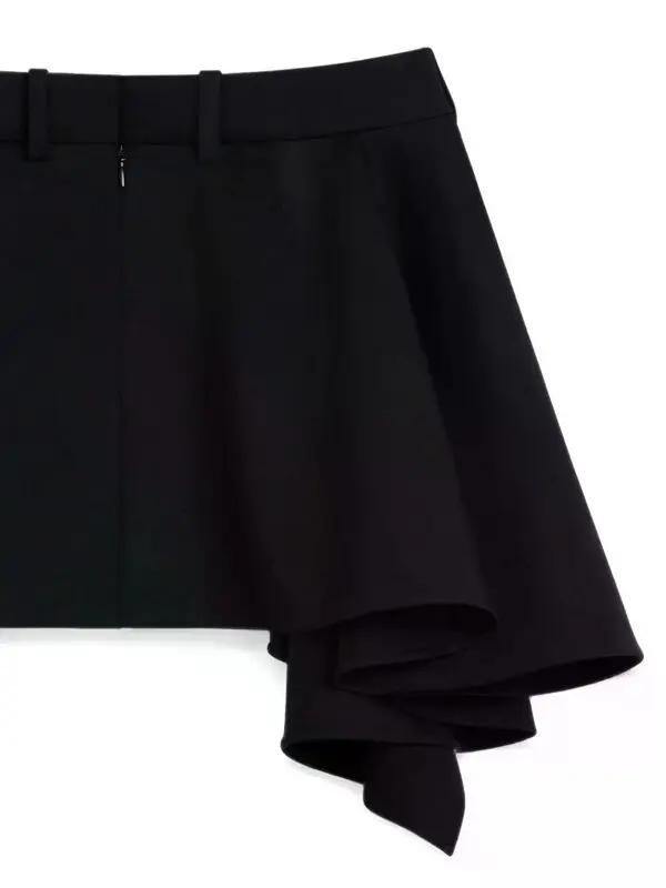 Givenchy Ruffled Asymmetric Mini Skirt