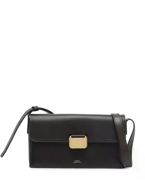 A.p.c. Small Simone Leather Shoulder Bag - Brown