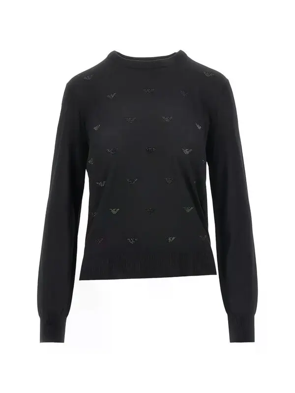 Emporio Armani Crystal-embellished Sweater