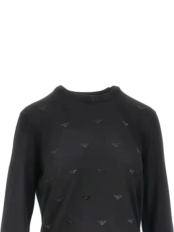 Emporio Armani Crystal-embellished Sweater