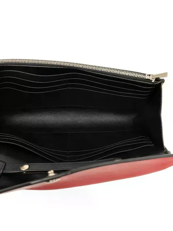 Celine Medium Tricolor Leather Pocket Envelope Flap On Chain Bag
