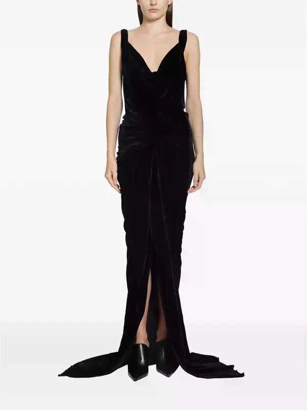 Rick Owens Strutter Maxi Dress - Black