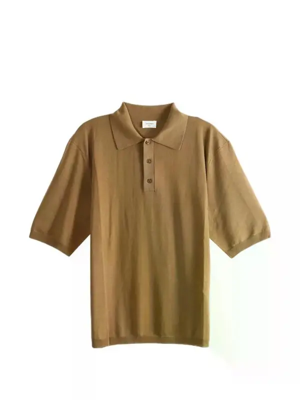 Saint Laurent Short-sleeve Polo Shirt - Brown